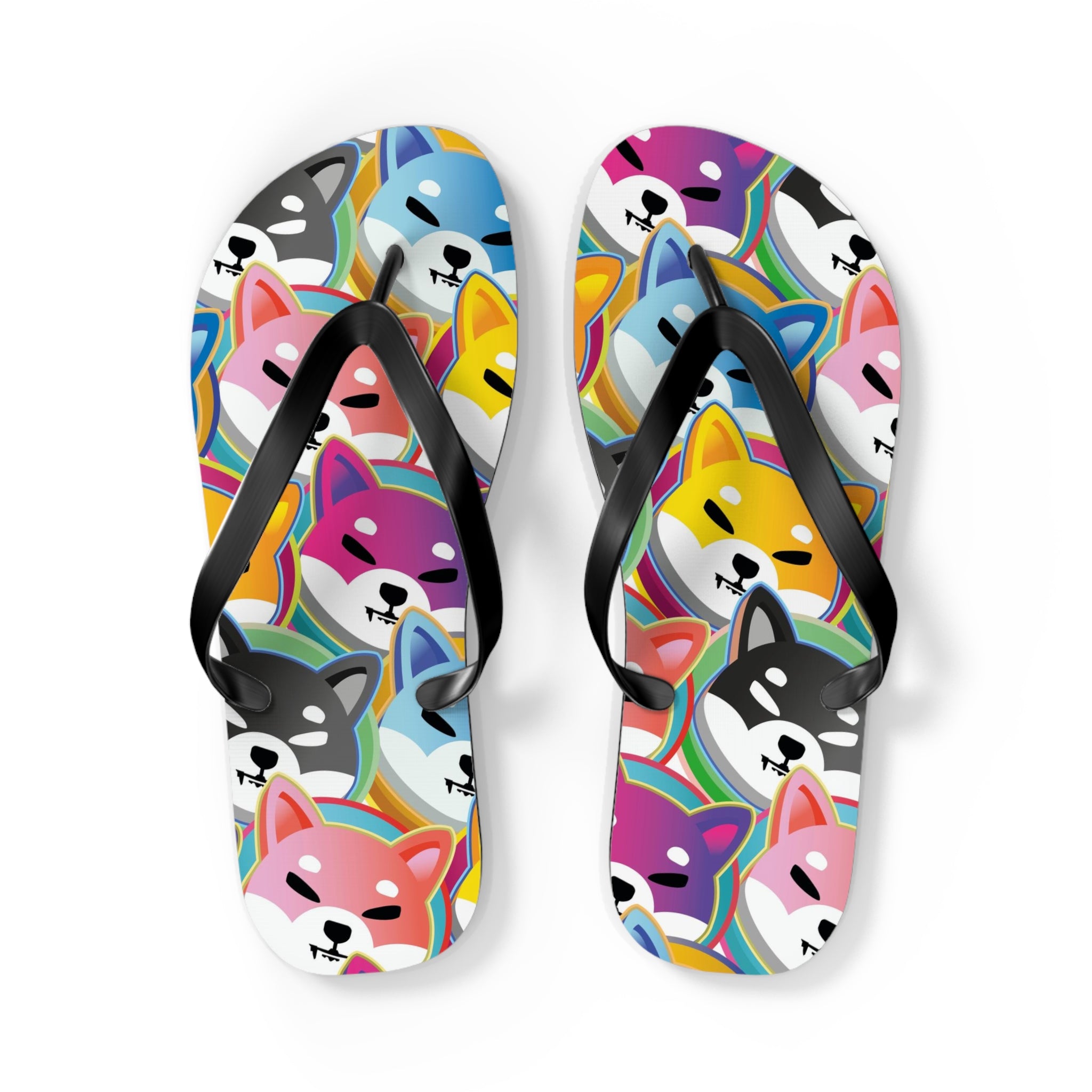 Shiba Inu Pop Art Flip Flops – Hip Hop Art Prints